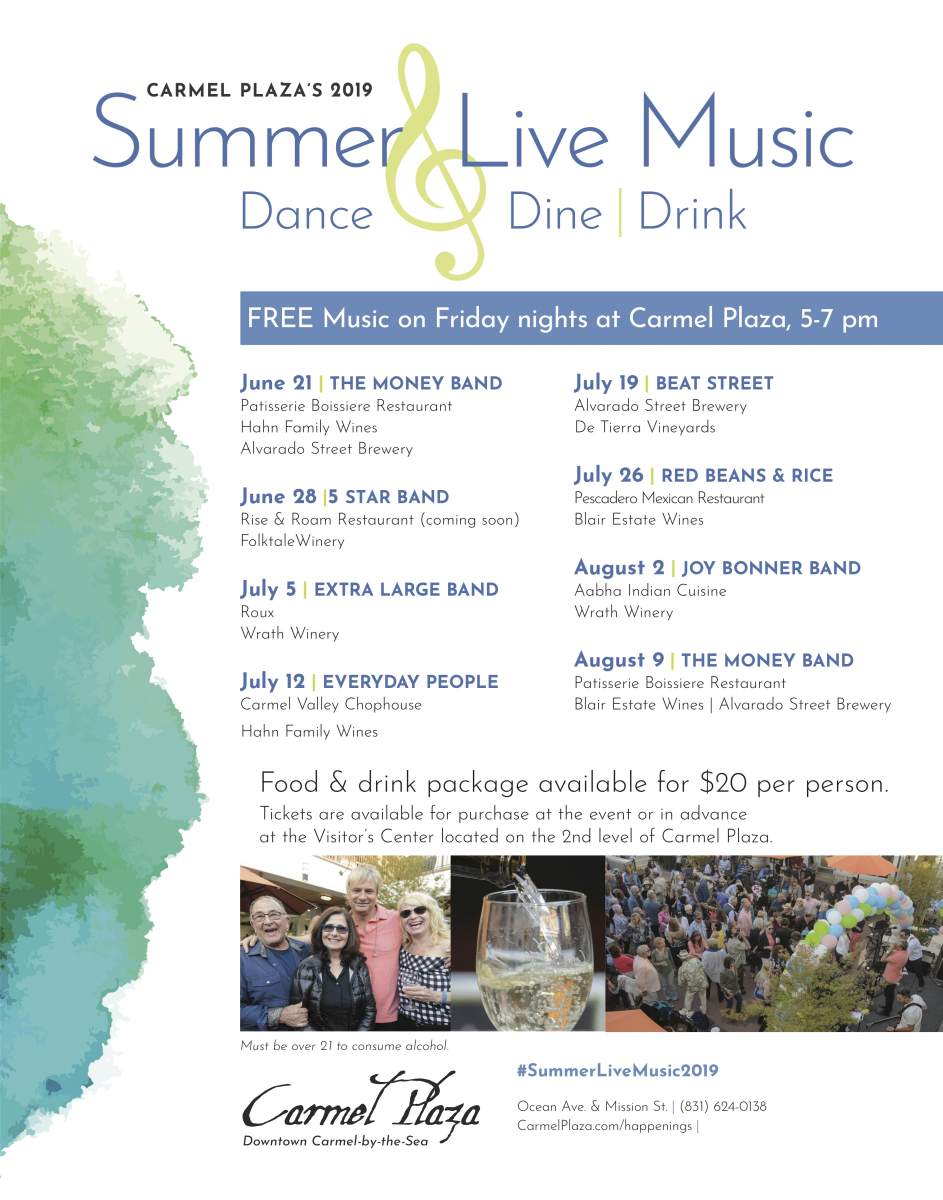 Summer Live Music Series 2019 – Carmel Plaza